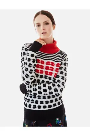 Novis The Andover Bubble Knit Turtleneck Sweater