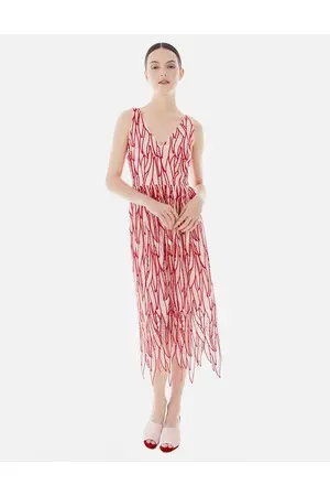 Novis The Swann Macrame Leaf Lace Dress
