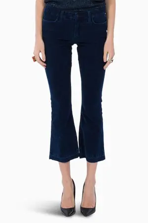 SIWY Aina Mid-rise Cropped Flare Jeans