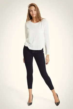 SIWY Lynette Mid Rise Skinny Ankle Jeans