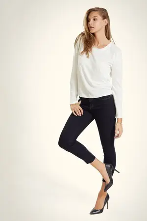 SIWY Lynette Mid Rise Skinny Ankle Jeans