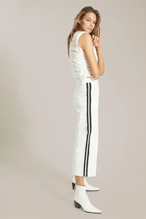 SIWY Lexington Cropped Wide Leg Trousers