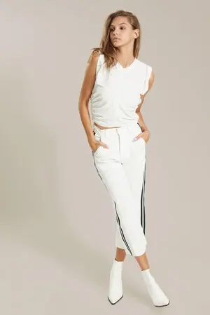 SIWY Lexington Cropped Wide Leg Trousers