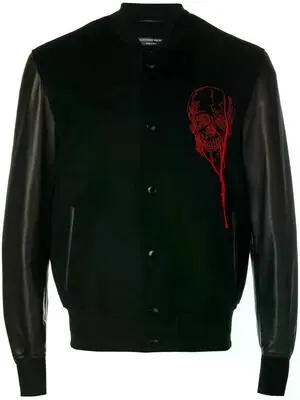 Alexander McQueen Embroidered Varsity Jacket