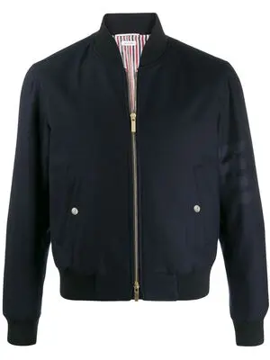Thom Browne 4-bar Flannel Blouson Jacket