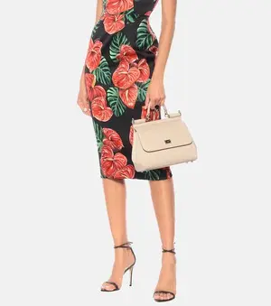 Dolce & Gabbana Sicily Leather Shoulder Bag