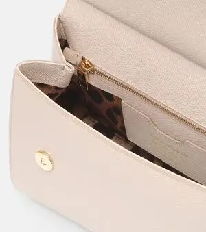 Dolce & Gabbana Sicily Leather Shoulder Bag - Pink