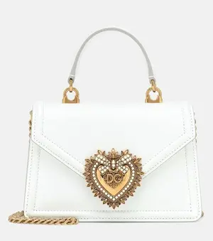 Dolce & Gabbana Devotion Small Leather Shoulder Bag