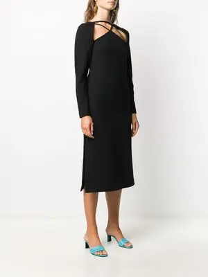 REJINA PYO Cut-out Crepe Midi Dress