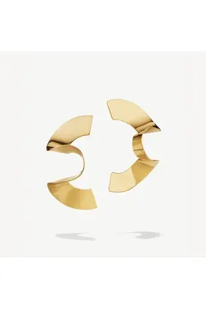 SOKO Maxi Twisted Sia Stud Earrings - Gold
