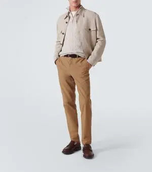 Loro Piana Mezzocollo Treccia Cashmere Sweater - Neutrals