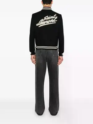 Saint Laurent Teddy Varsity Jacket