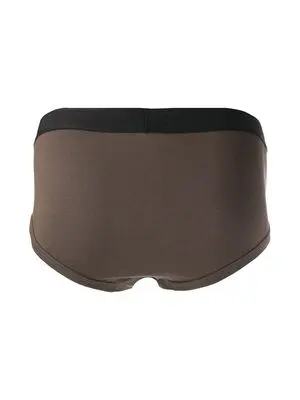 TOM FORD Logo Cotton Briefs - Green