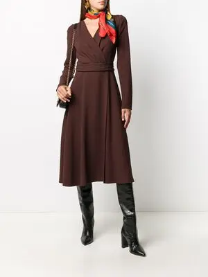 Dolce & Gabbana Belted Longuette Dress