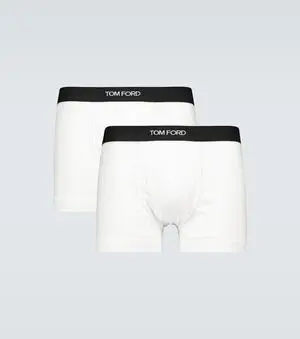 TOM FORD Stretch-cotton Boxer Briefs - White