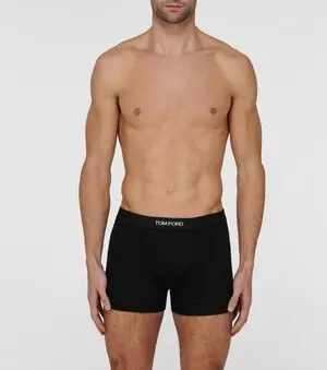 TOM FORD Stretch-cotton Boxer Briefs - Black