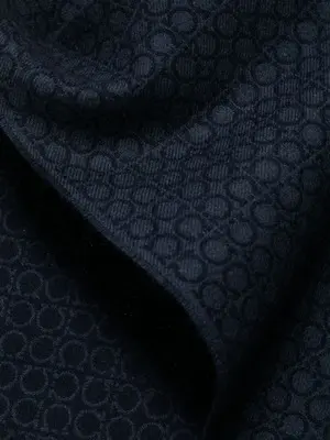FERRAGAMO Gancini Scarf - Blue