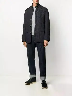 Barbour Lutz Quilted Jacket - Blue