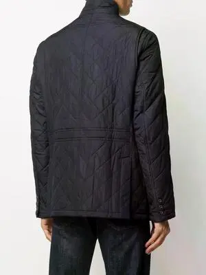 Barbour Lutz Quilted Jacket - Blue