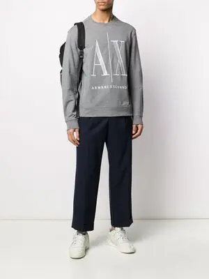 Armani Exchange Logo-embroidered Sweatshirt