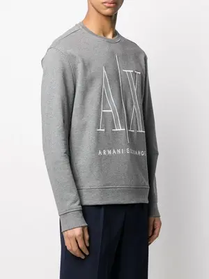 Armani Exchange Logo-embroidered Sweatshirt