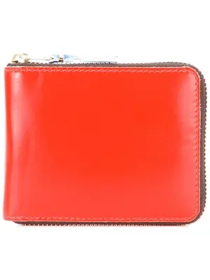 Comme Des Garçons Colour Block Zipped Wallet