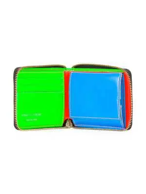 Comme Des Garçons Colour Block Zipped Wallet