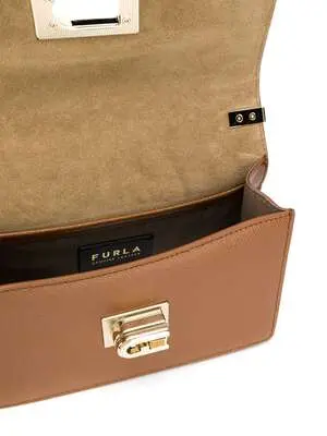 Furla 1927 Twist-lock Crossbody Bag - Brown