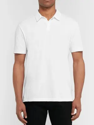 JAMES PERSE Supima Cotton-jersey Polo Shirt