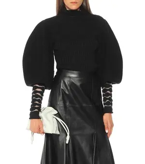 Loewe Flamenco Mini Leather Clutch