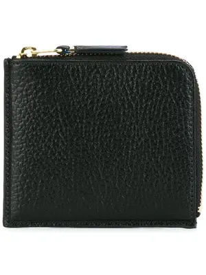 Comme Des Garçons Grained Leather Wallet - Black