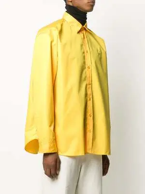 Raf Simons Embroidered Logo Buttoned Shirt