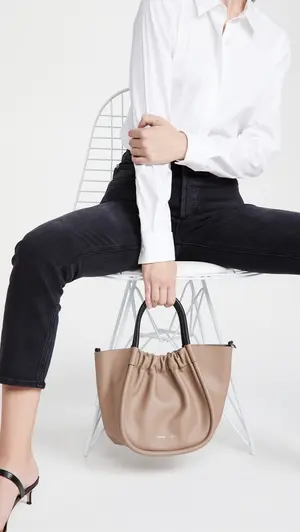Proenza Schouler Small Ruched Tote - Light Taupe