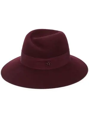 MAISON MICHEL Virginie Fedora Hat - Red