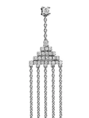 Yoko London 18kt White Gold Diamond And Akoya Pearl Drop Earrings