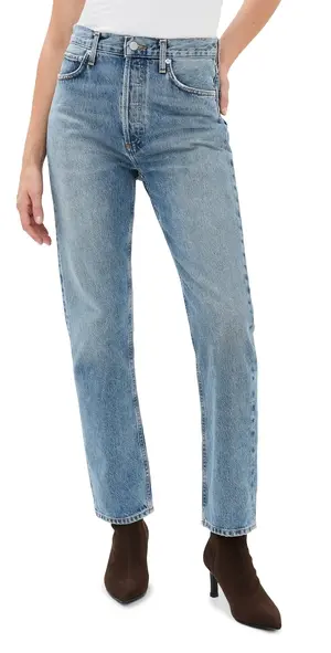 AGOLDE 90s Pinch Waist High Rise Straight Jeans