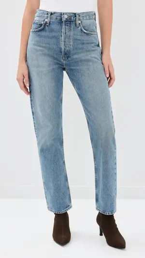 AGOLDE 90s Pinch Waist High Rise Straight Jeans