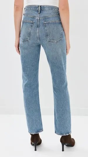 AGOLDE 90s Pinch Waist High Rise Straight Jeans