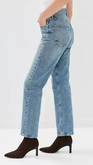 AGOLDE 90s Pinch Waist High Rise Straight Jeans