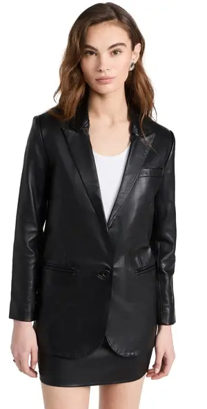 Sprwmn Leather Blazer