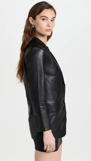Sprwmn Leather Blazer