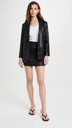 Sprwmn Leather Blazer