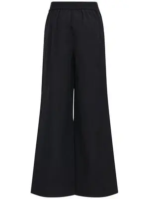 DION LEE Cotton & Nylon Wide Leg Pants