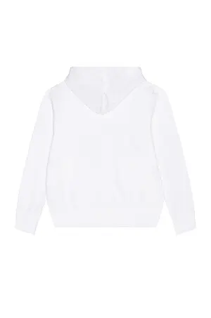 Play Comme Des Garcon Zip-up Sweatshirt - White