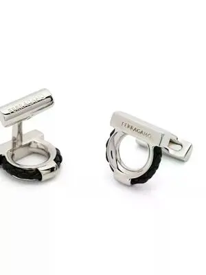 FERRAGAMO Gancini Cufflinks - Silver
