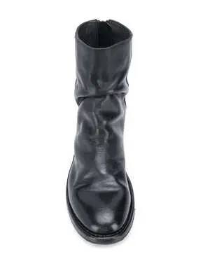 Moma Wrinkled Ankle Boots