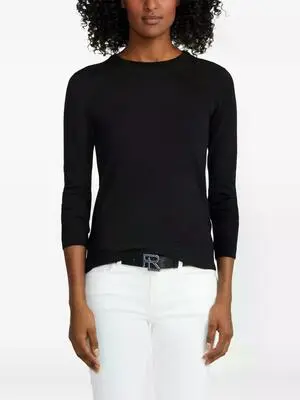 Ralph Lauren Long-sleeve Crew-neck T-shirt - Black