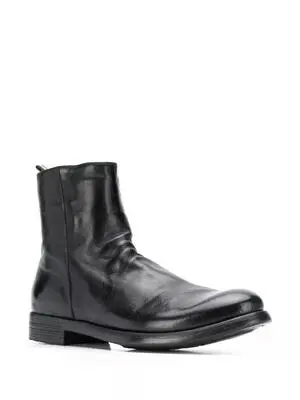 Officine Creative Leather Ankle Boots