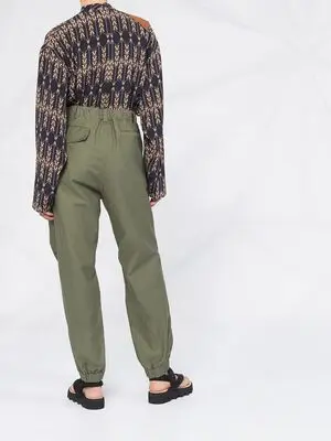 Stella McCartney Zadie Knotted High Neck Blouse
