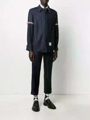Thom Browne Pinstripe Flannel Trousers